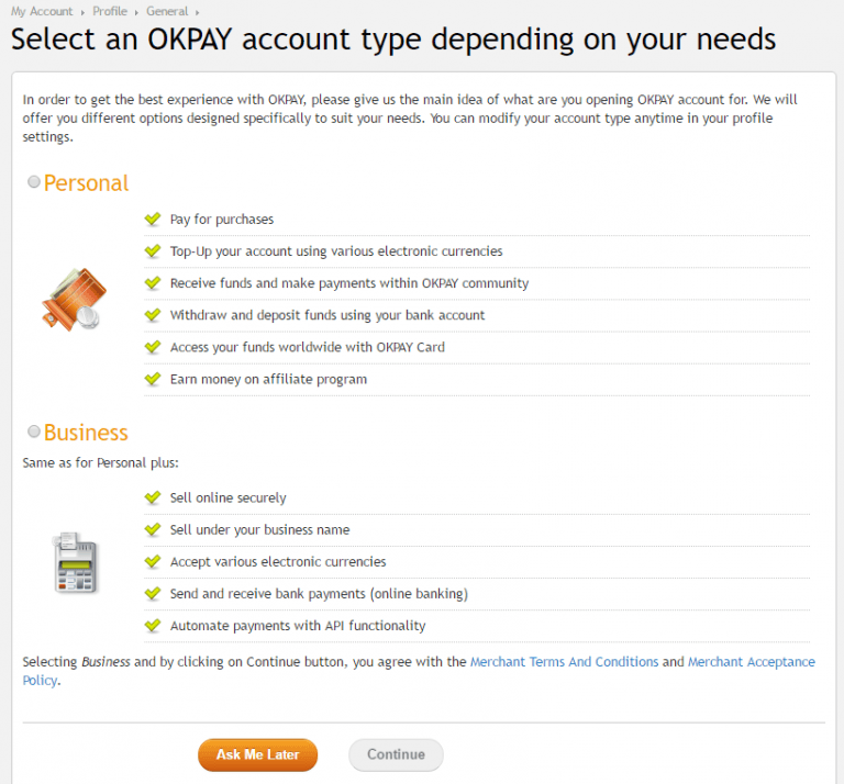 OKPayの口座開設方法 | useusd